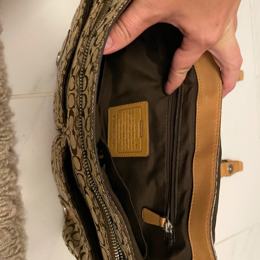 Coach Voyager Signature Messenger Bag - Gem